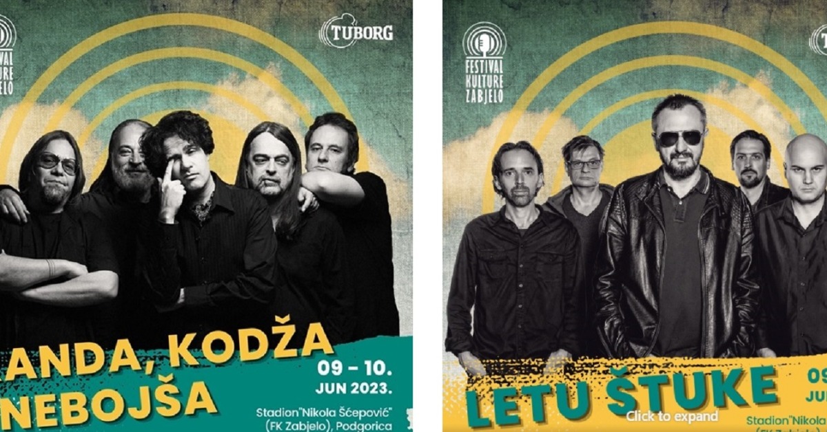 Kanda, Kodža i Nebojša i Letu Štuke na Festivalu kulture Zabjelo :: Muzika :: RTCG - Radio ...